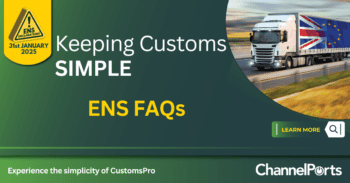 Entry Summary Declaration Solution - CustomsPro ENS - ChannelPorts